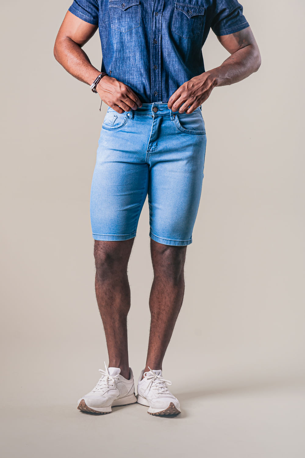 Bermuda Jeans Masculina